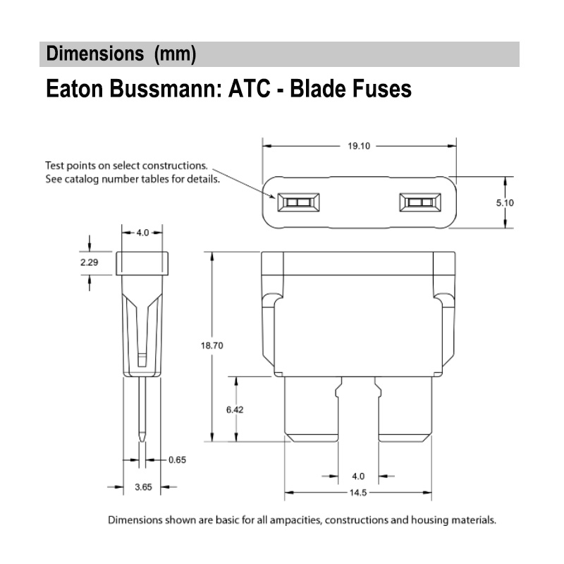 ATC-10 - Eaton Bussmann - ATC Blade Fuses