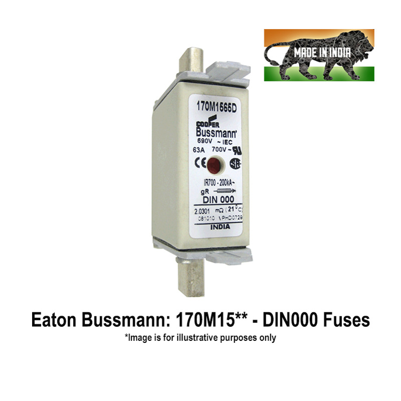 170M1566D - Eaton Bussmann - DIN000 Semiconductor Protection Fuses