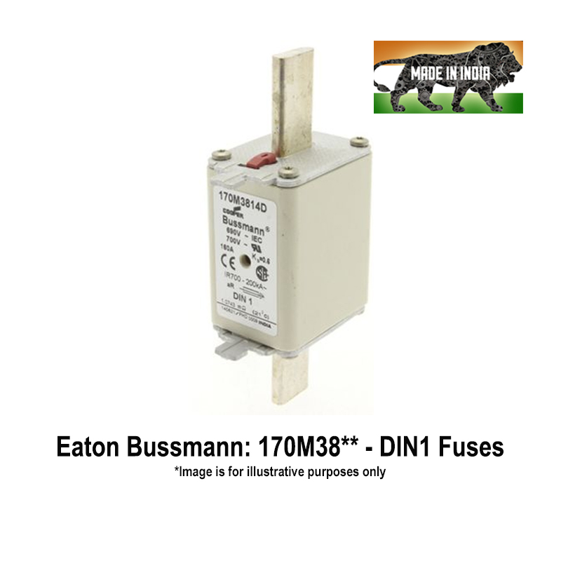 170M3817D - Eaton Bussmann - DIN1 Semiconductor Protection Fuses