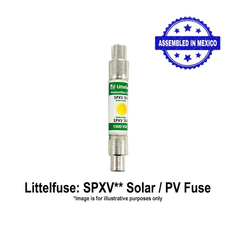 SPXV30 - Littelfuse - Cylindrical PV-Fuses