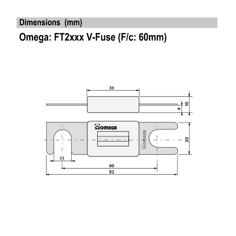 FT2200 - 200A - Omega - V-Fuses